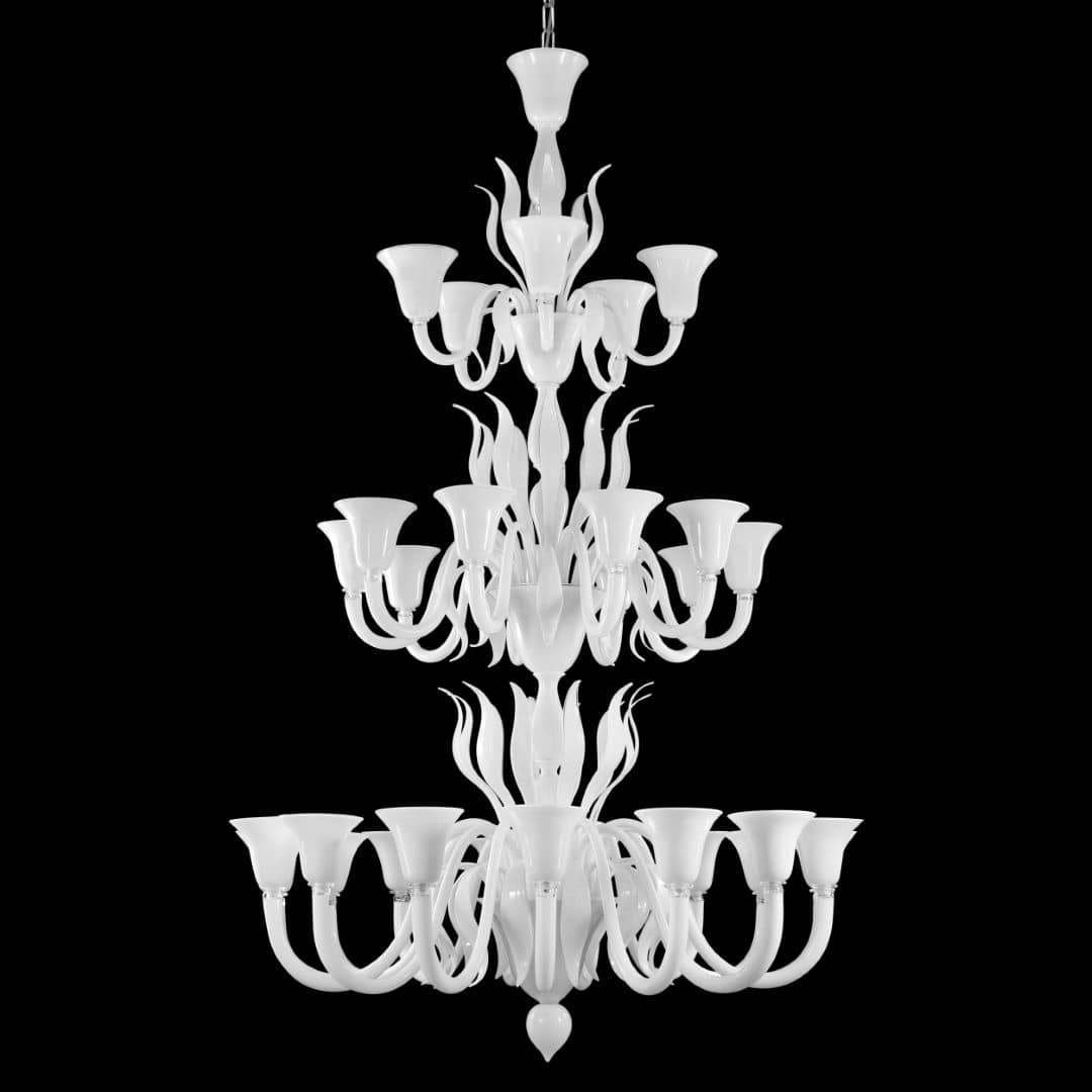 Chandelier 3 lights, triple tier | MULTIFORME Lighting